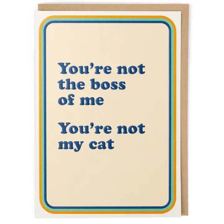 Pina Colada Not My Boss Card – Aurelie and Rose